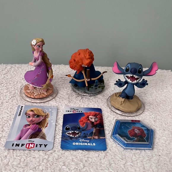 Disney | Toys | Disney Infinity 2 Originals Stitch Merida Brave Plus ...